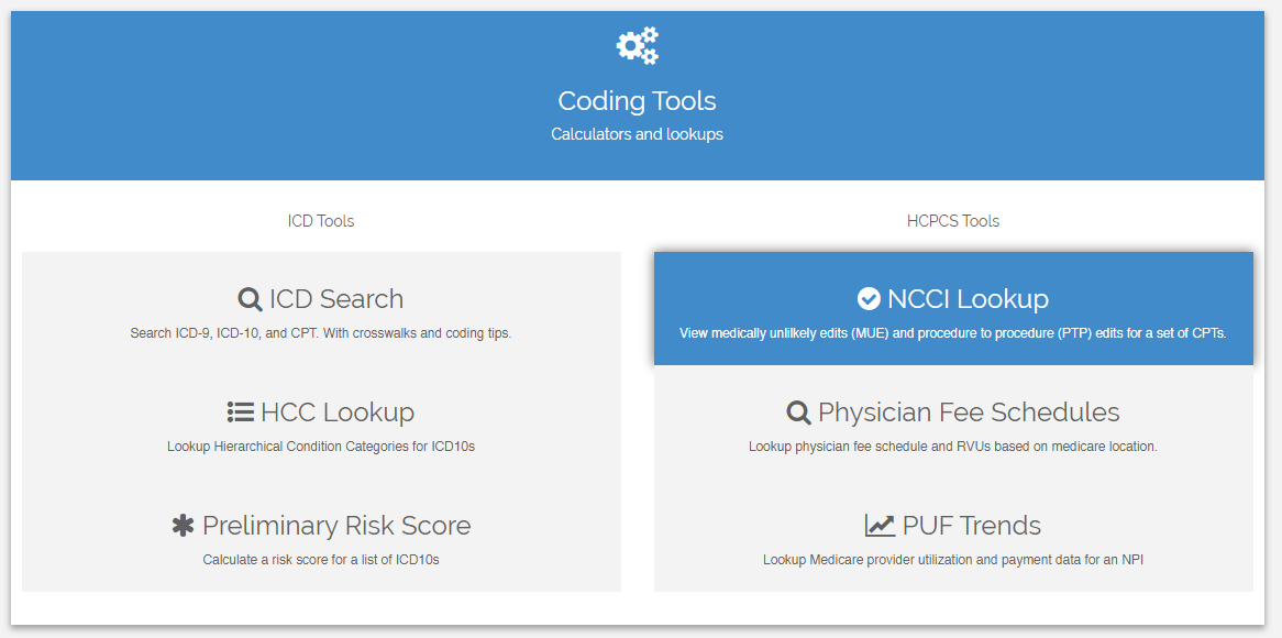 NCCI Edits – Assistant